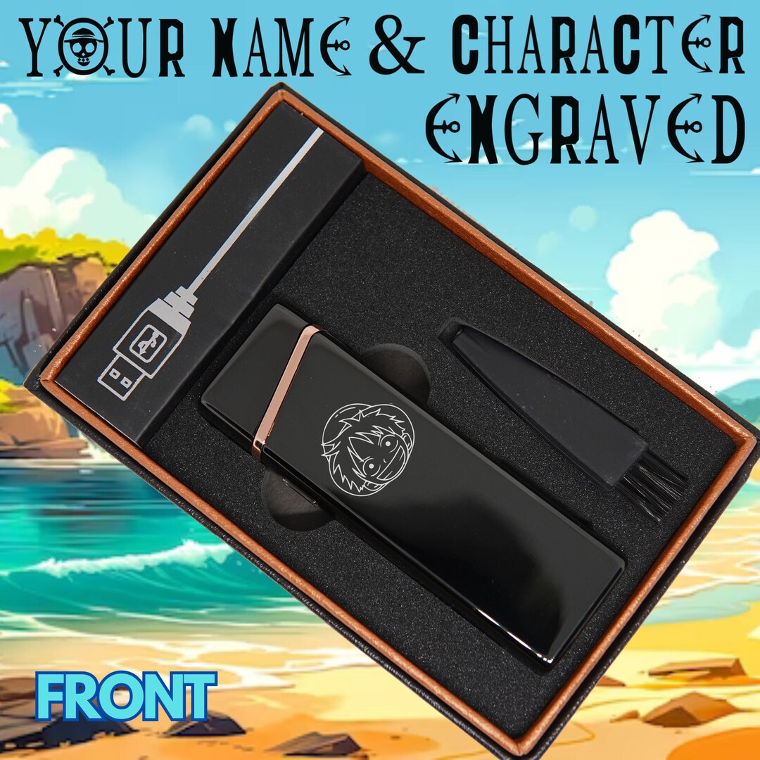 One Piece Engraved Electric Lighter - Etsy