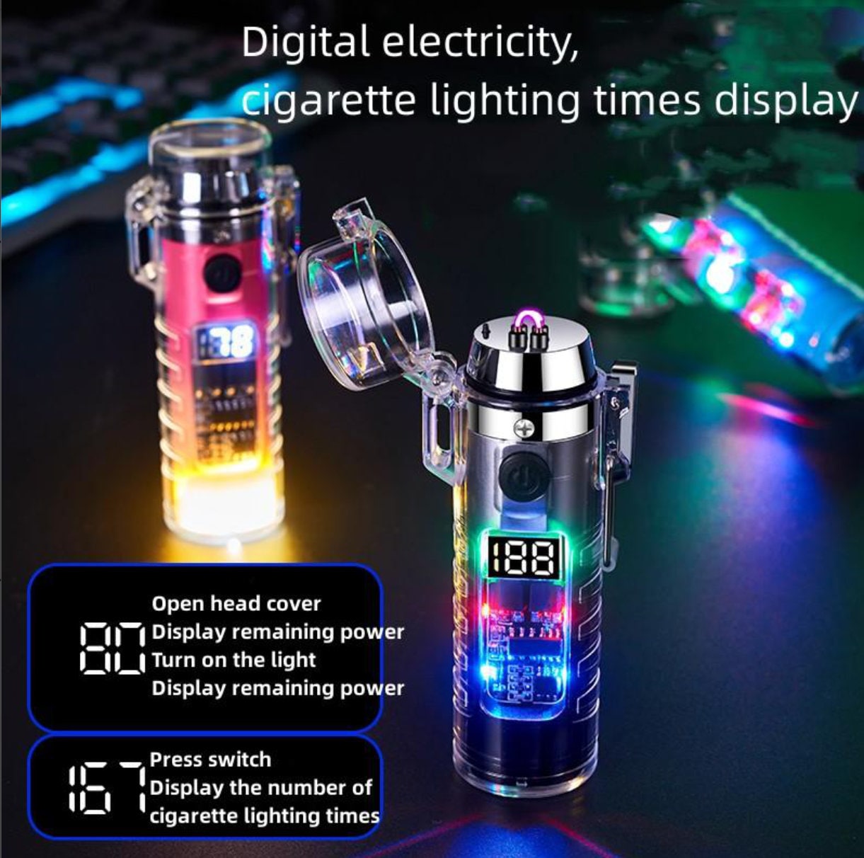 Electric Cigarette Lighter & Flashlight - Etsy