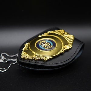 Engraved Security Style Badge Gold - Etsy UK