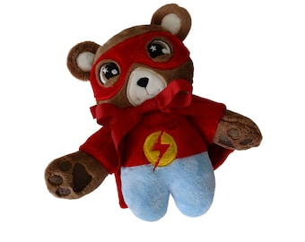 Super Hero Teddy Bear - Etsy