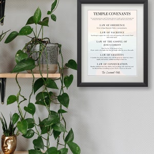 Endowment Temple Covenants - the Covenant Path - Digital Download - Etsy