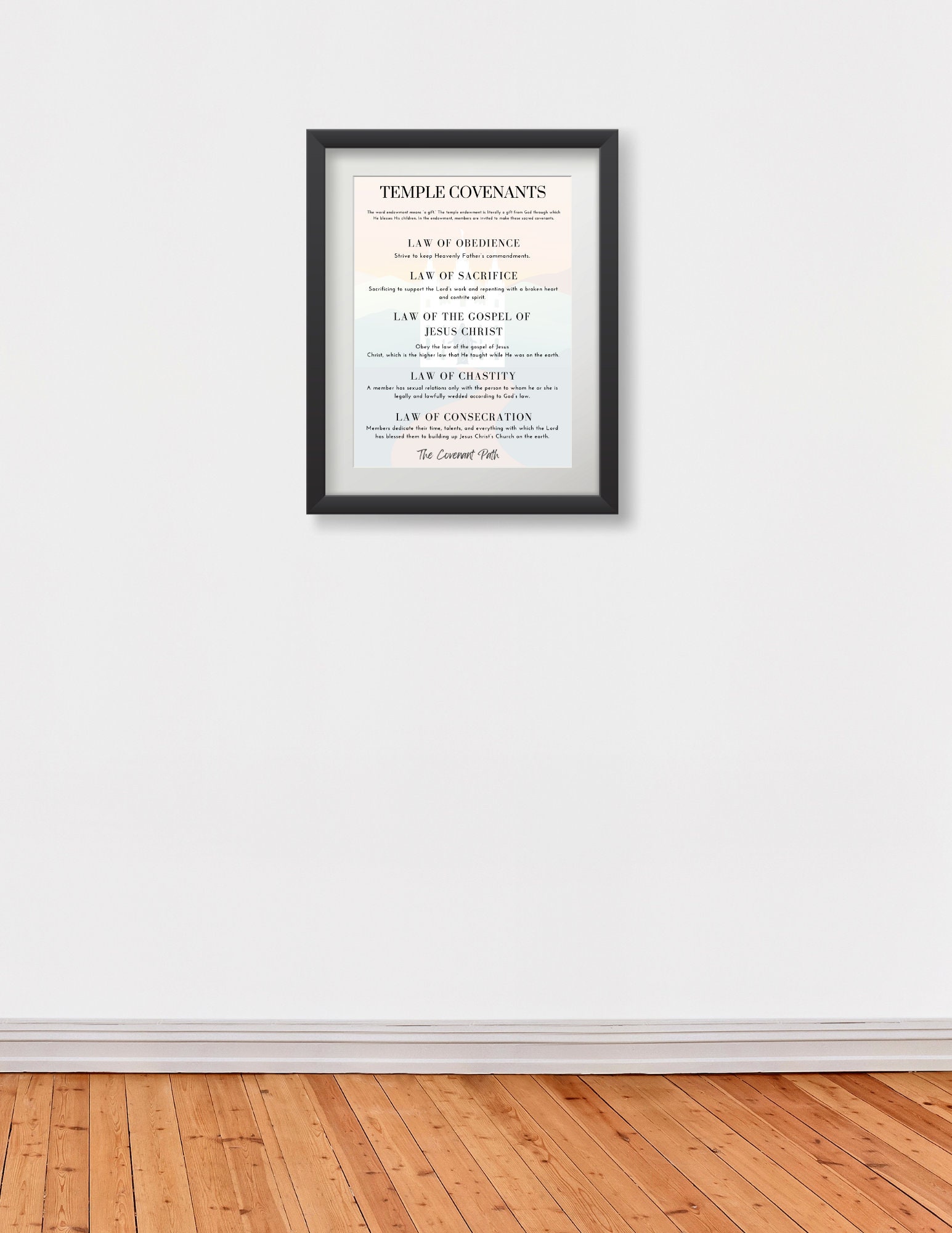 Endowment Temple Covenants - the Covenant Path - Digital Download - Etsy