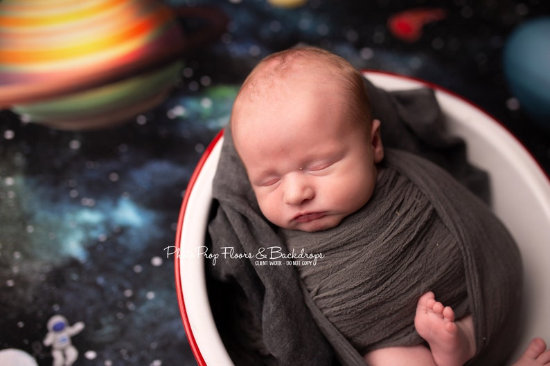 Outer Space Planets Galaxy Newborn Photography MINI BACKDROP ...