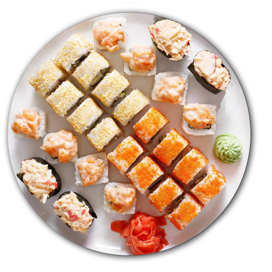 DJ Wasabi Sushi Plate 1 Vinyl Memorabilia 7 Inch Slip Mat Portablism ...