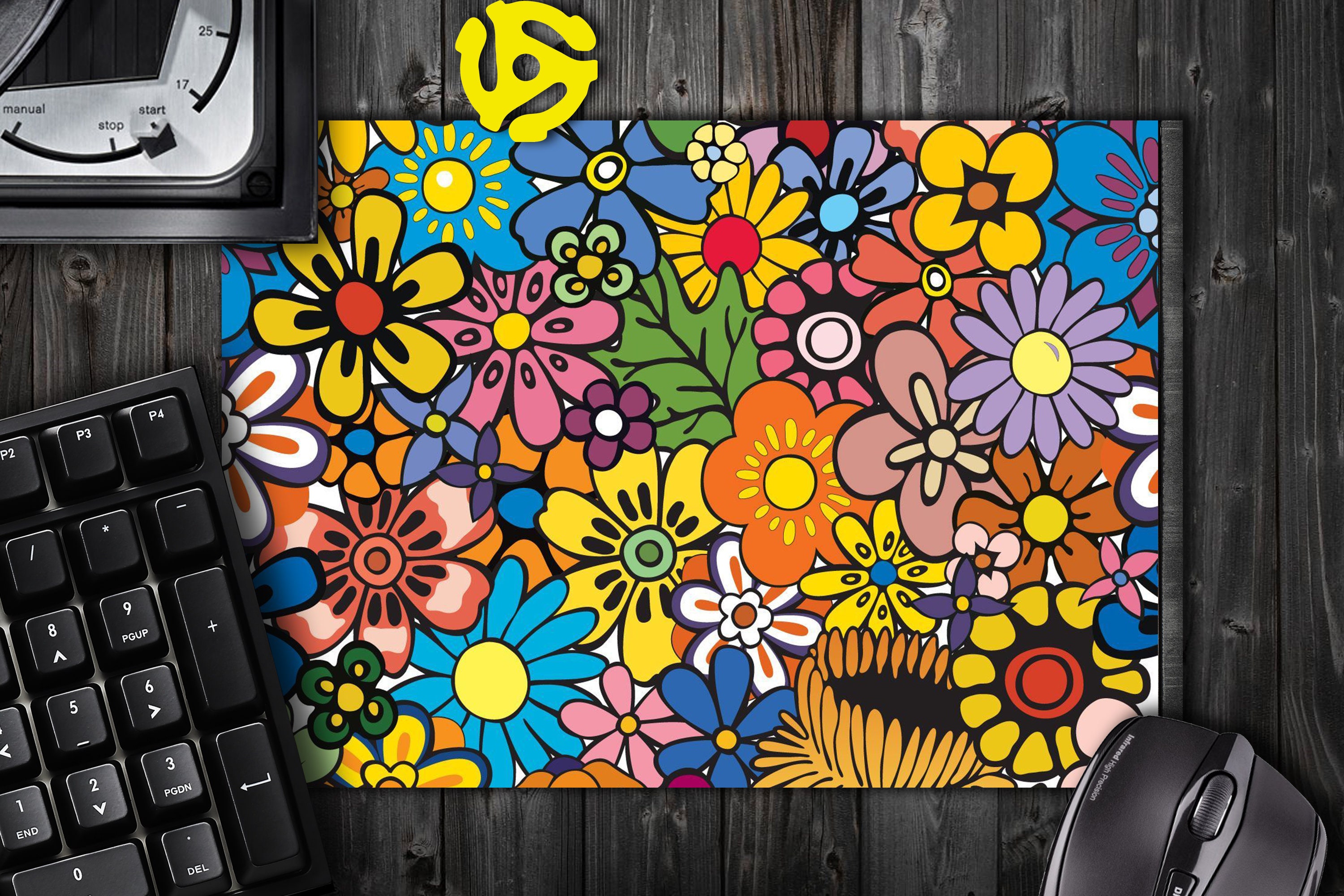 Hippy Y2K Hippie Flower Power 1 Mousepad Mat Beautiful - Etsy Australia