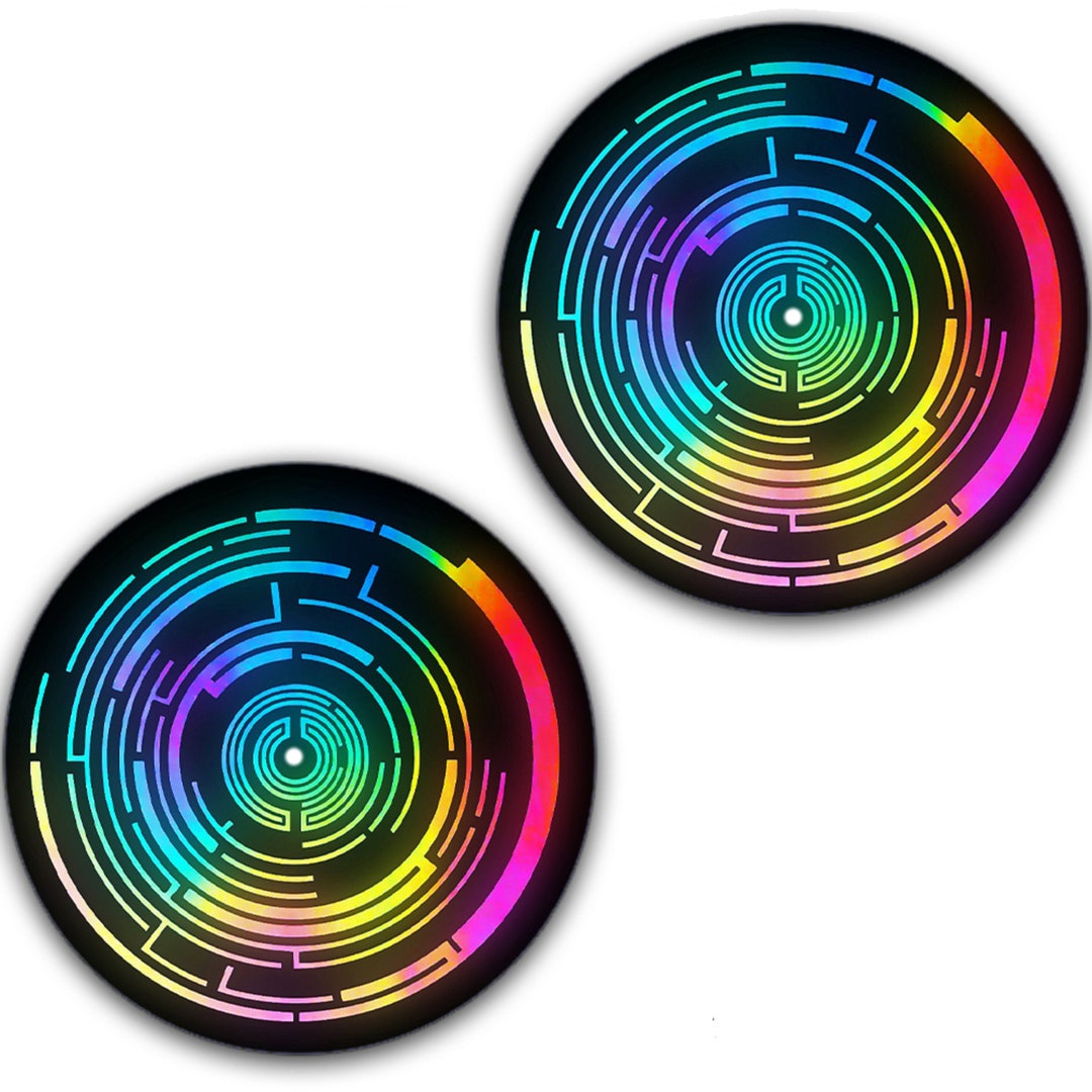One Pair DJ Spiral Neon Lights Vinyl Memorabilia 7 Inch - Etsy