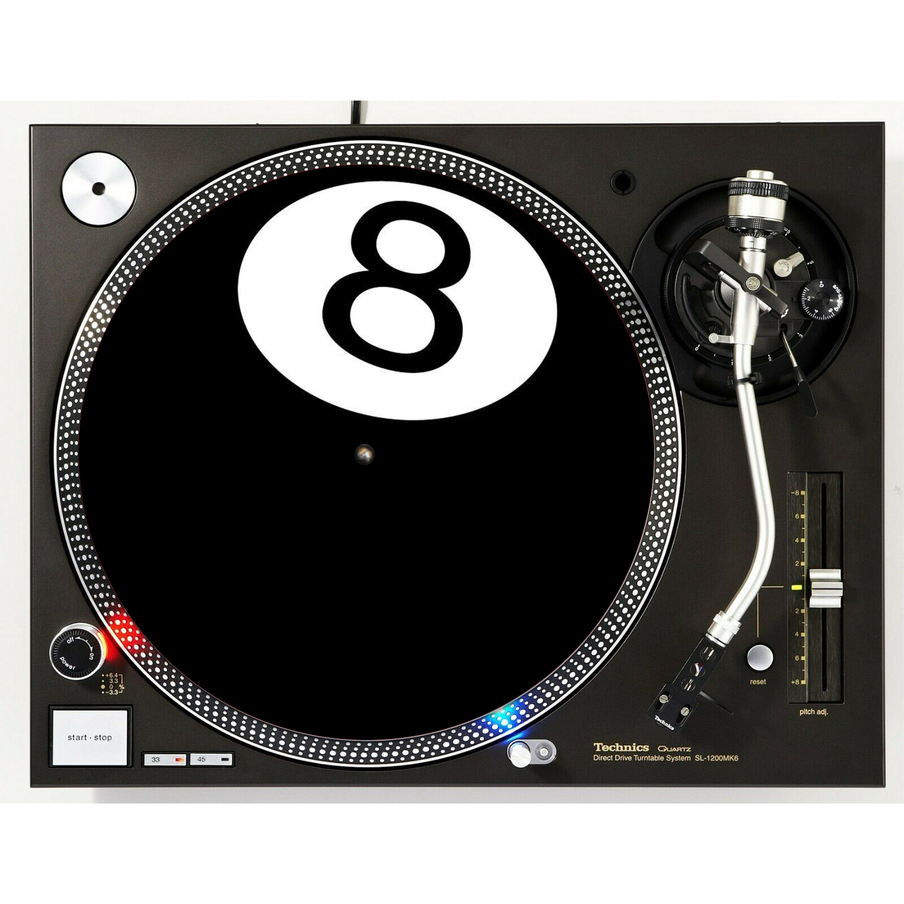 DJ 8 Ball 1 Pool Ball 12 Inch Slip Mat Turntable - Etsy