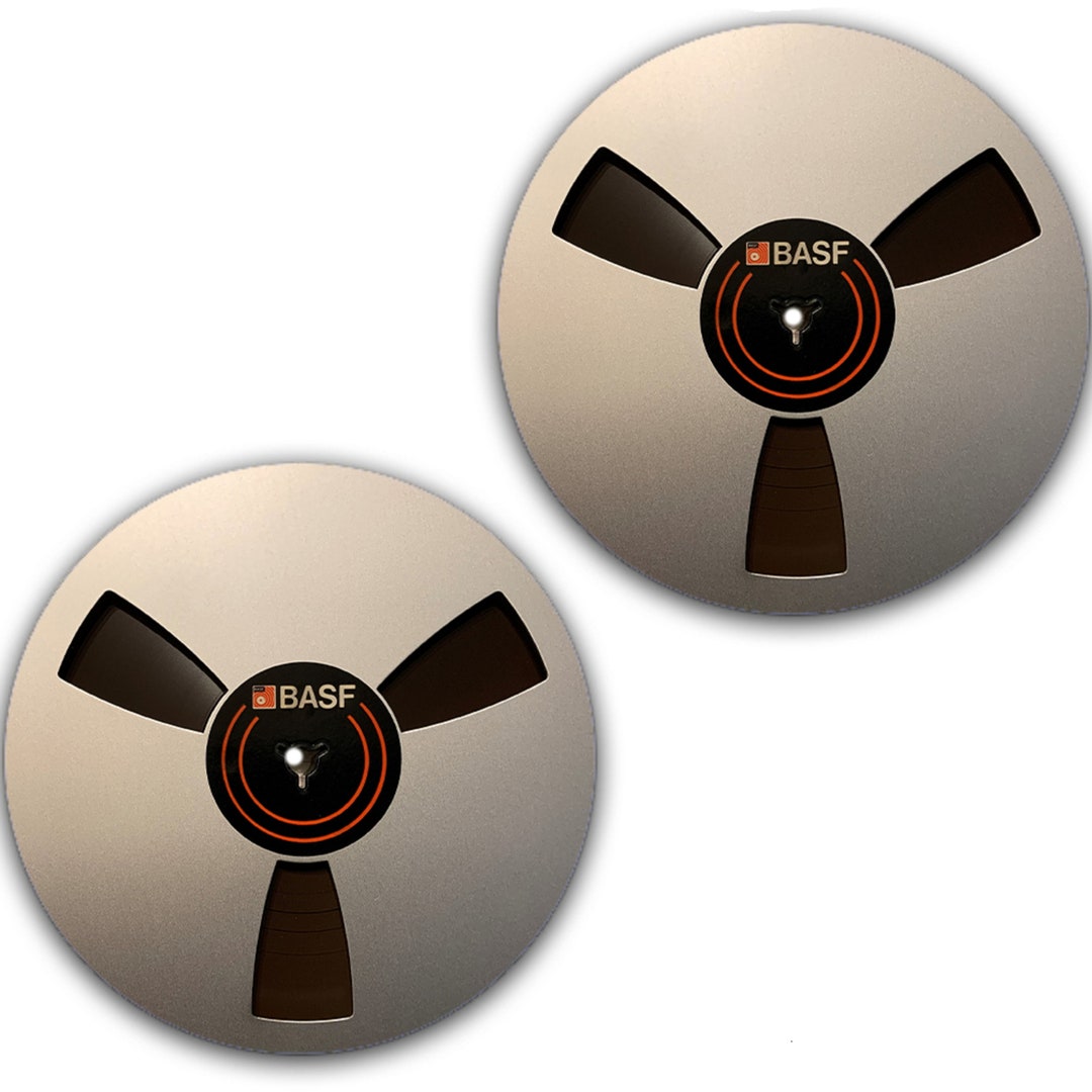One Pair BASF Reel to Reel 1 DJ 7 Inch Slip Mat Portablism Turntable ...