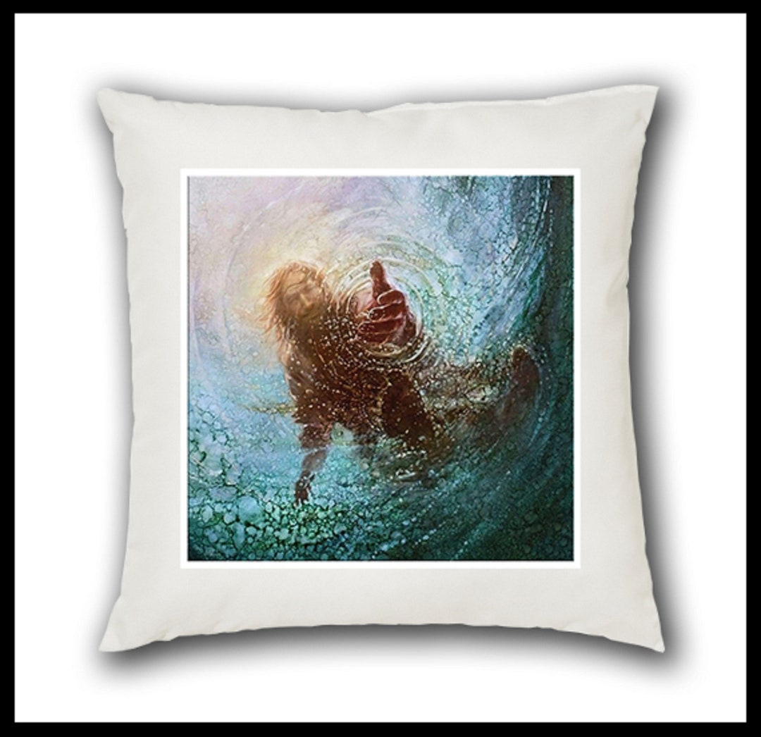 Christ Jesus Helping Hands 1 Christian Christ Pillow Case 16x16 ...