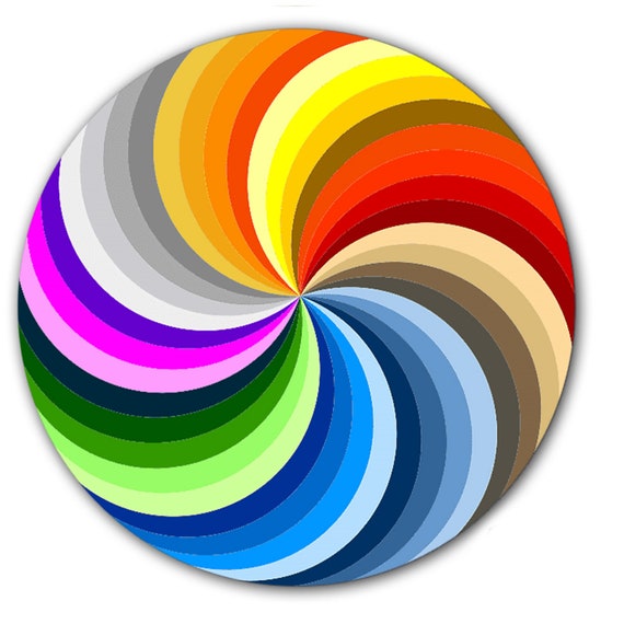 DJ Color Wheel 1 Spiral Vinyl Memorabilia 7 Inch Slip - Etsy