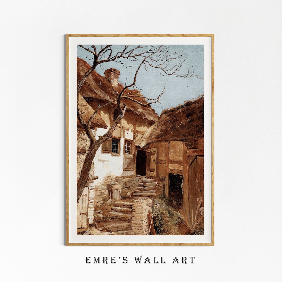 Vintage Farmhouse Wall Decor Country Art Print Farmhouse Oil - Etsy