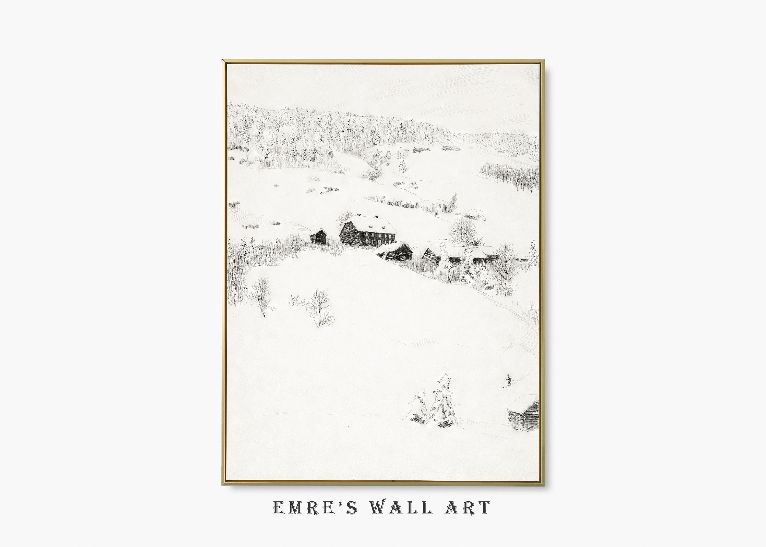 Easy Winter Sketches