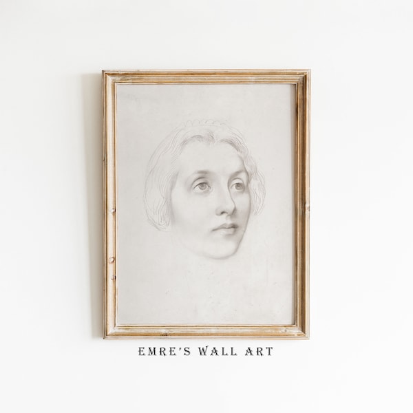 Female Portrait - Etsy