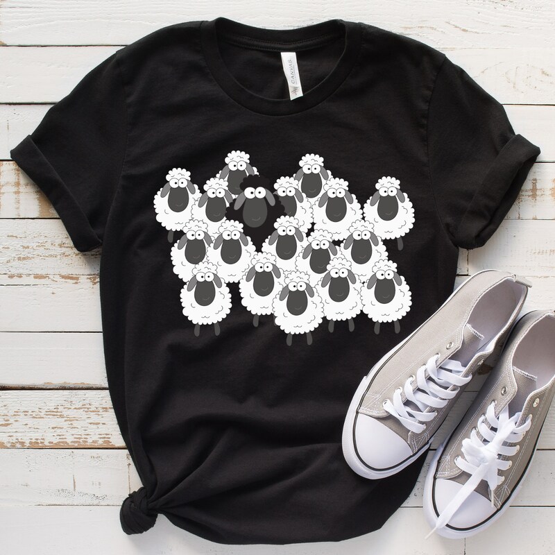 Black Sheep Tshirt - Etsy