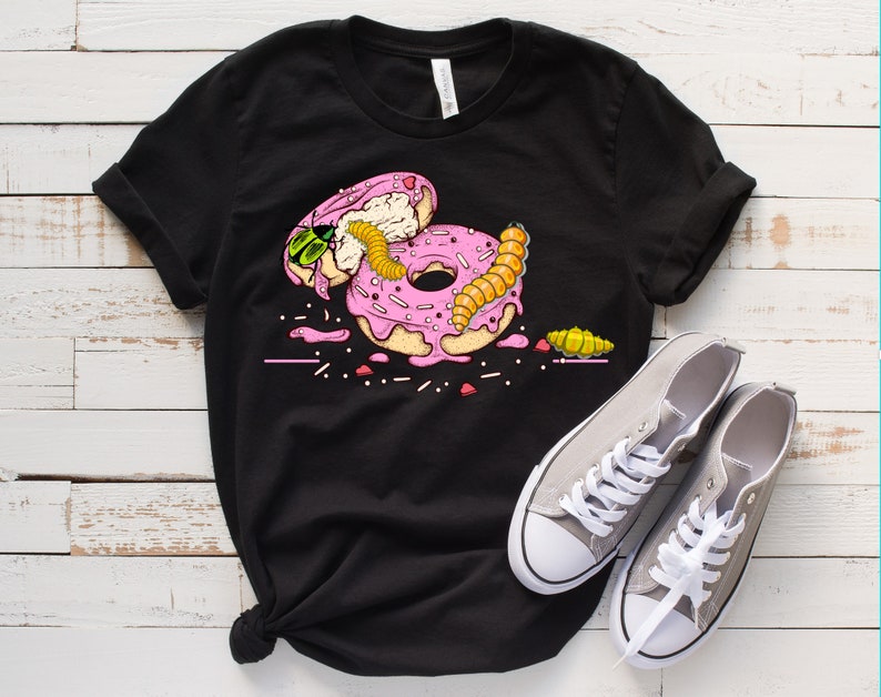 ROTTEN DONUTS Tee Donut Shirt, Doughnut Shirt,rotten Shirt,horror ...