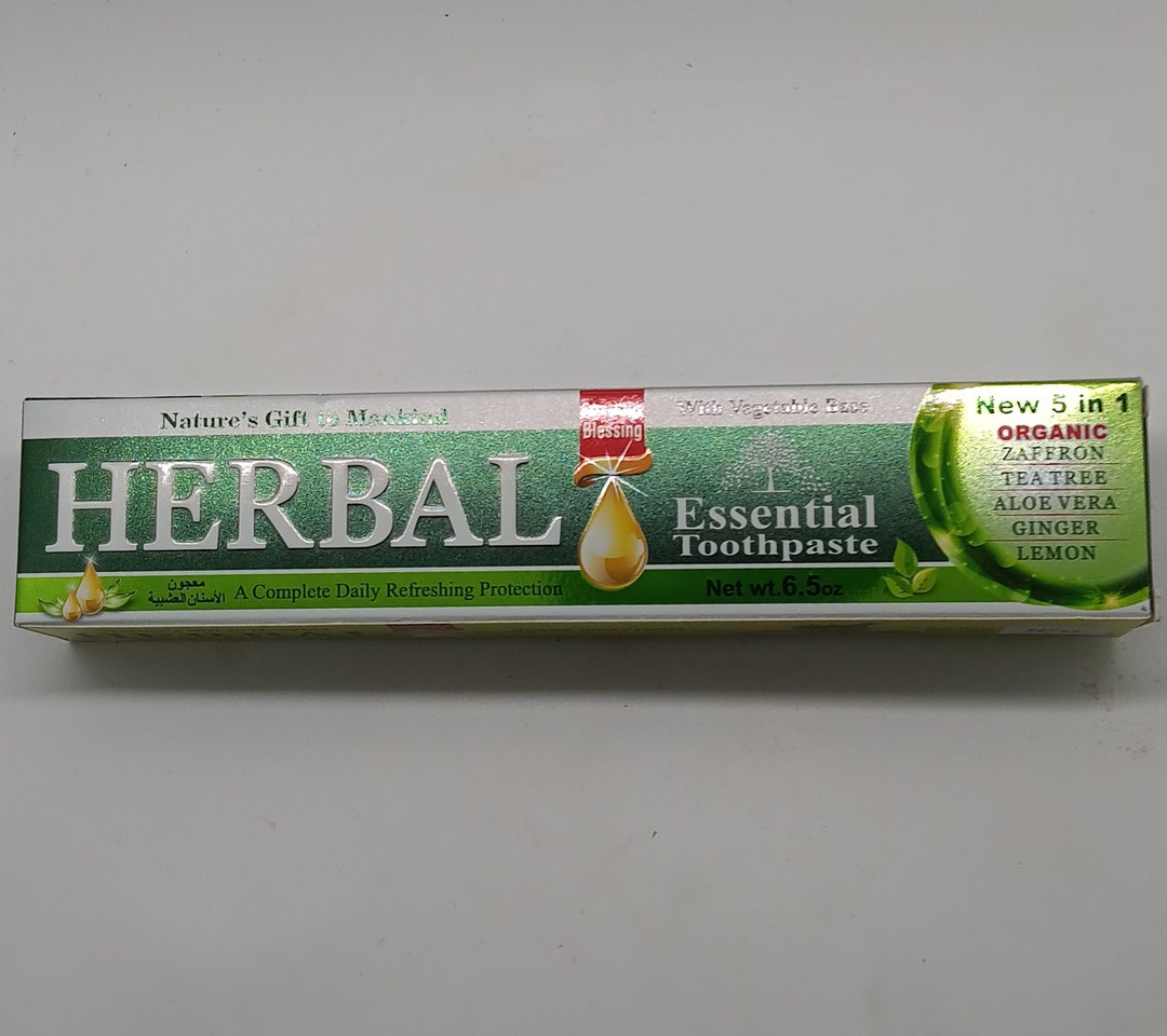 Herbal Essential Toothpaste - Etsy