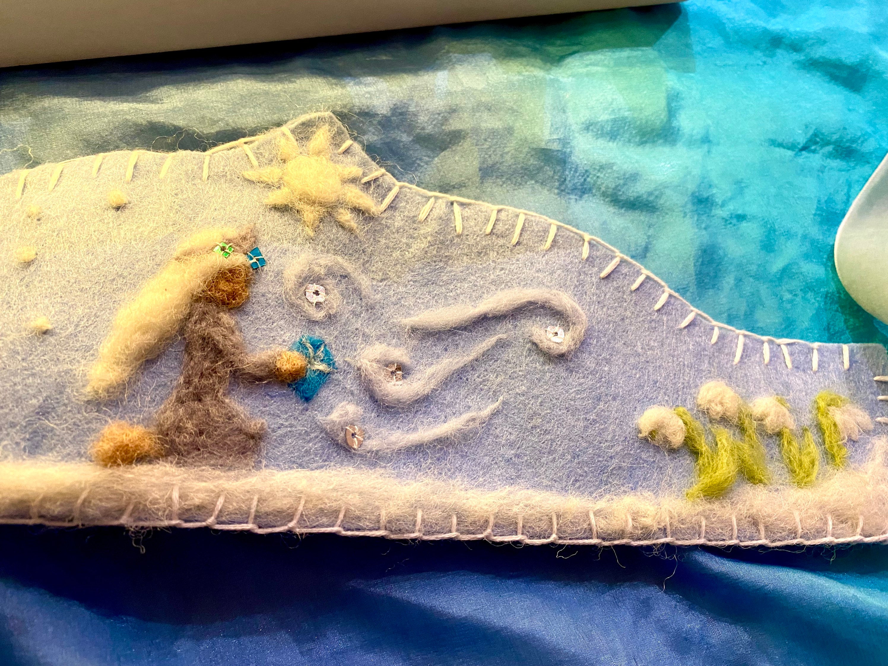 Waldorf Inspired Embellished Needle Felt Crown - Etsy