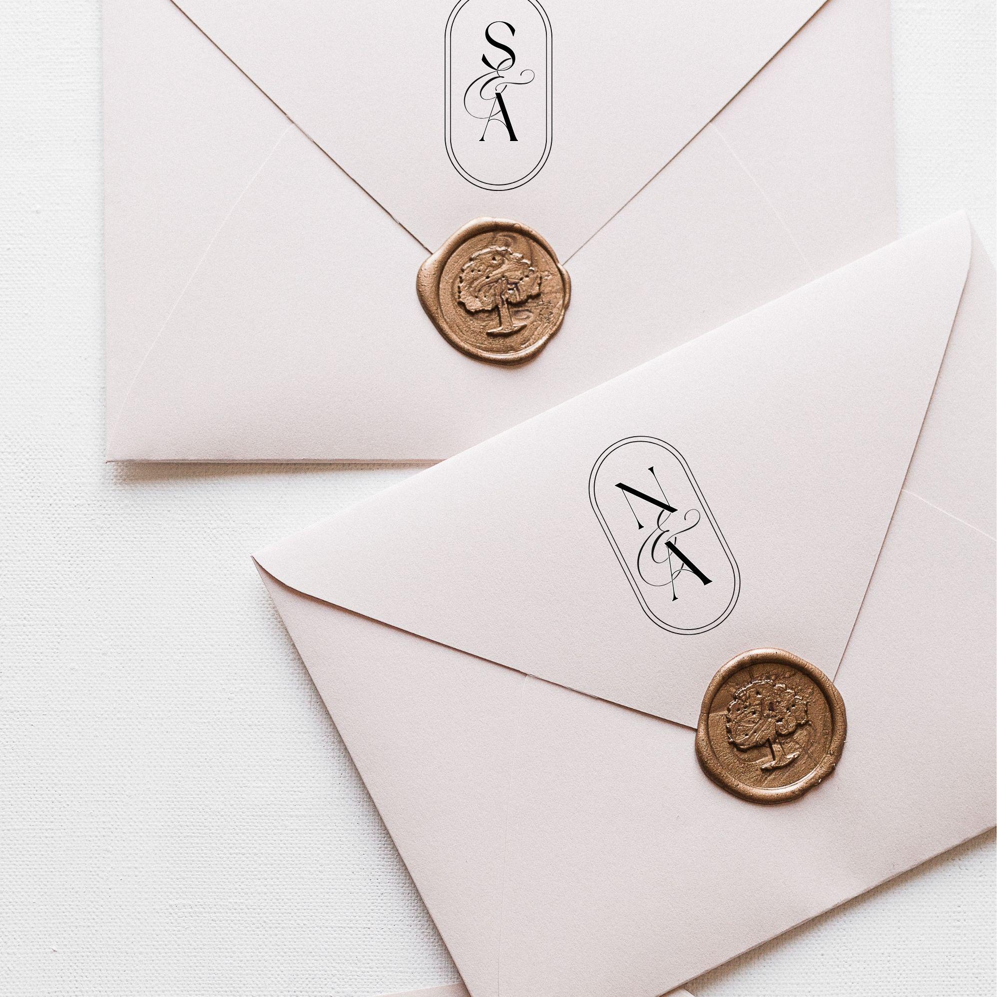 Custom Wedding Monogram | Minimalist Logo Design (digital Download) - Etsy