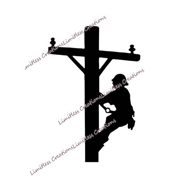 Lineman Svg - Etsy
