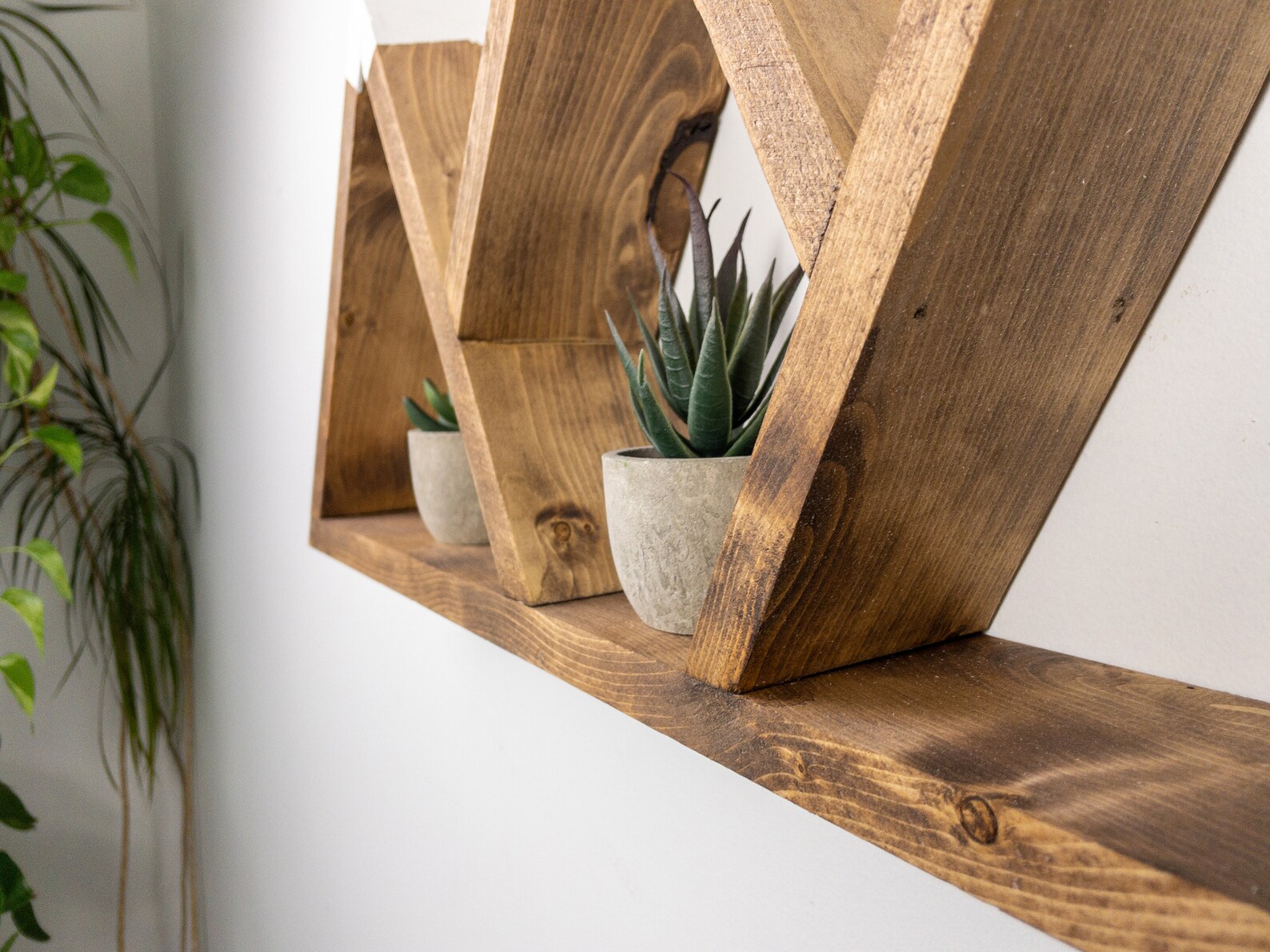 Rustic Wood Mountain Shelf: Nursery Adventure Decor (27" X 13") - Etsy