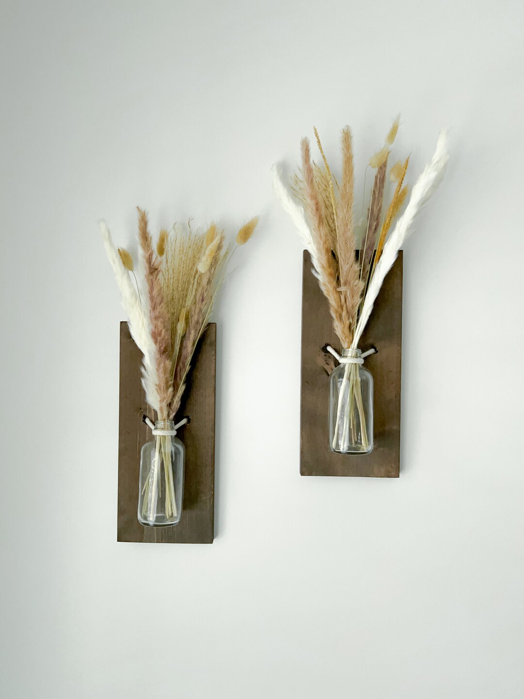 Rustic Wood Farmhouse Sconces, Wood Wall Sconces, Farmhouse Wall Decor ...