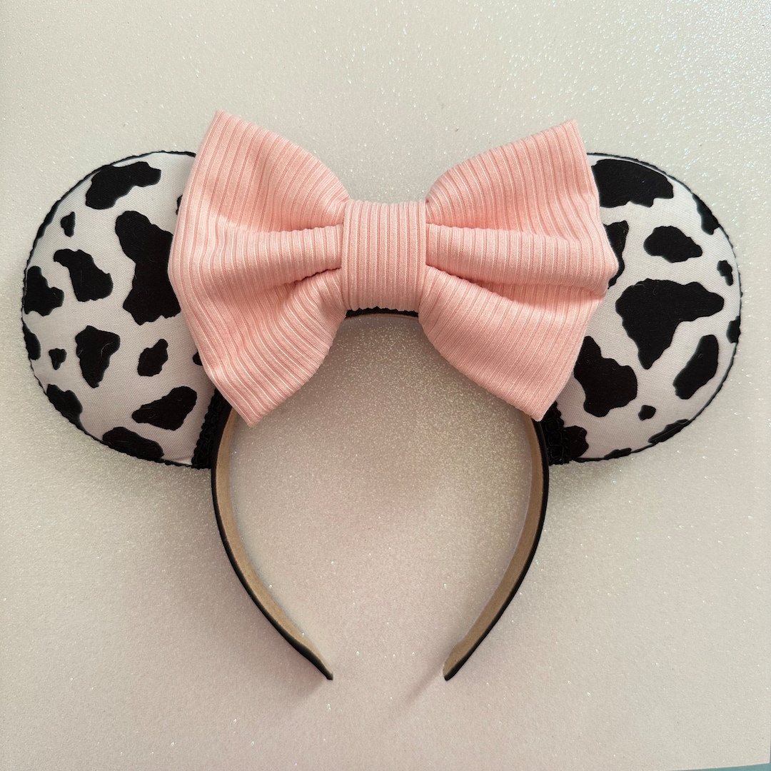Cow Print Mouse Ears | Mouse Ears | Cow Print Disney Ears | Cow Print ...