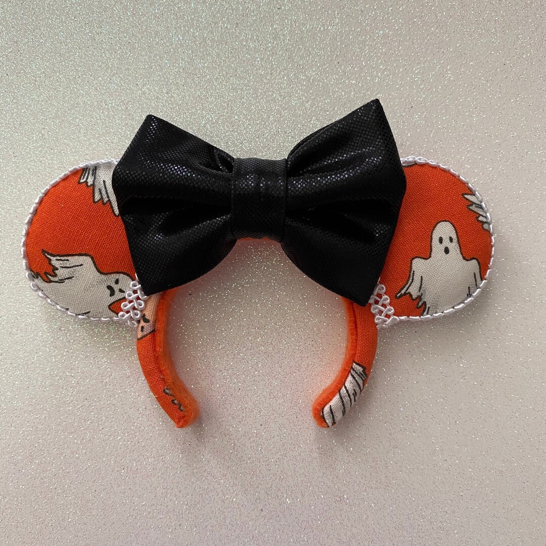 Glow in the Dark Ghost Mini Minnie Ears | Halloween Ears | Disney ...