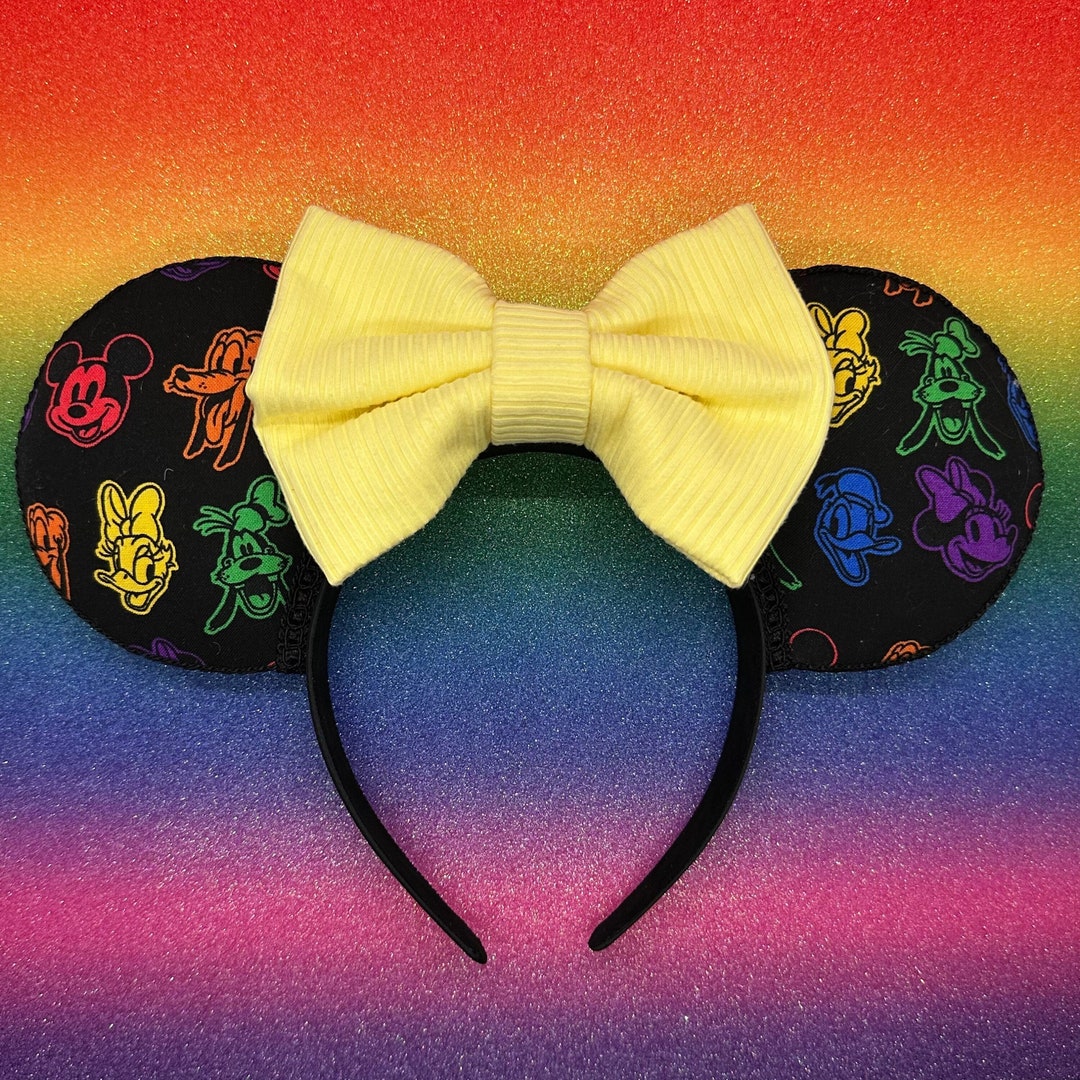Rainbow Character Ears Minnie Mouse Ears Rainbow Ears Disney Rainbow ...