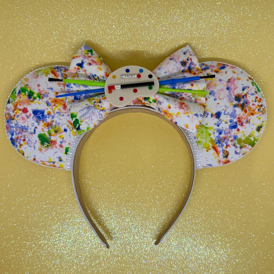 Paint Splatter Ears | Minnie Mouse Ears | Festival of the Arts ...