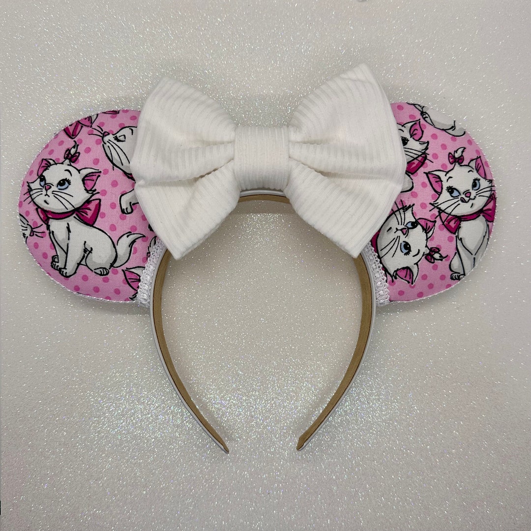Marie Mouse Ears | Mouse Ears | Aristocats Disney Ears | Disney Ears - Etsy