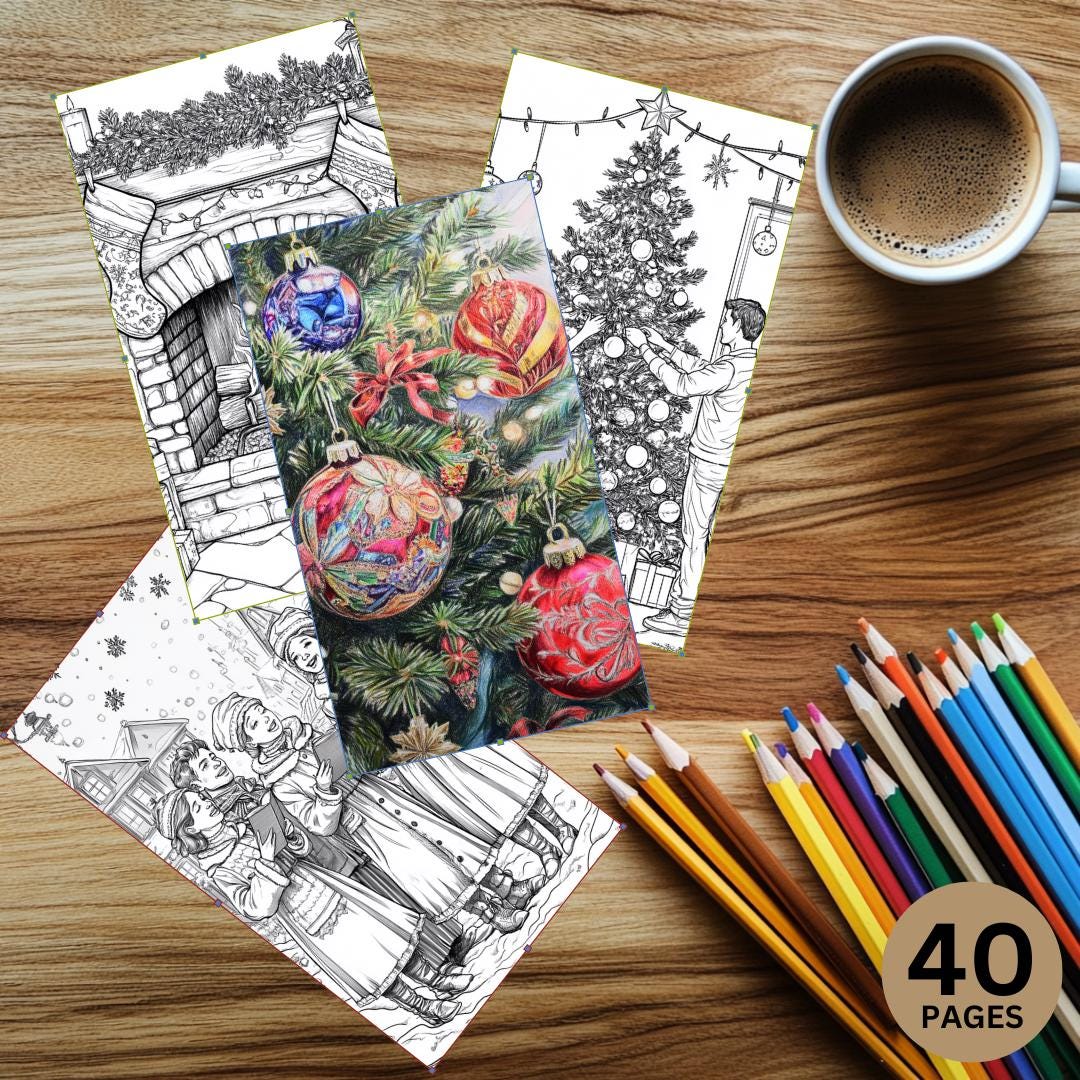 Merry Christmas Coloring Ebook | Holiday Fun for Kids and Adults ...