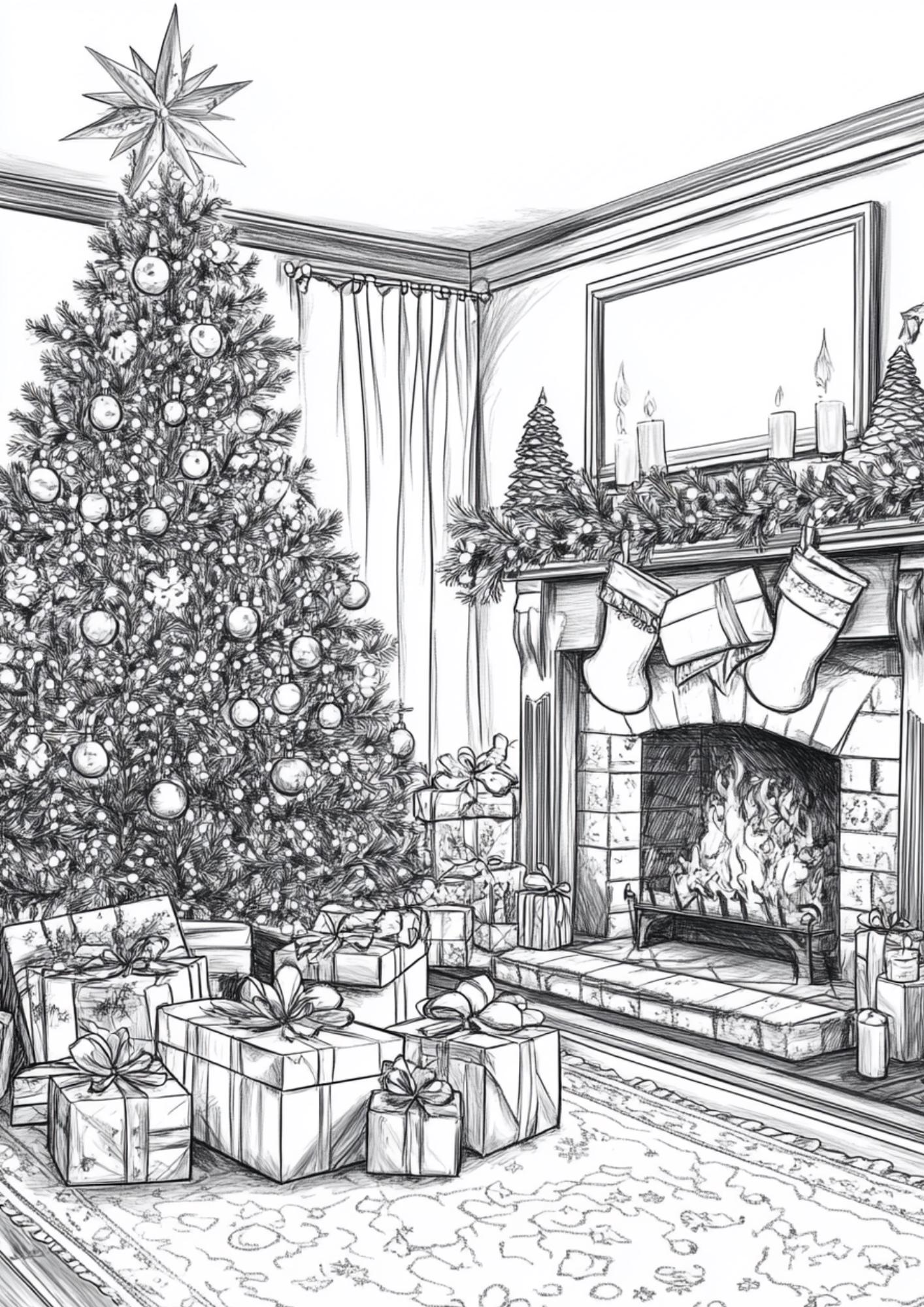 Merry Christmas Coloring Ebook | Holiday Fun for Kids and Adults ...