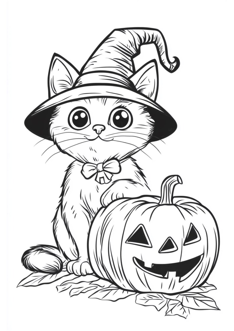 Spooky Fun: Halloween Coloring Adventures for Kids, Themed 40 Page ...