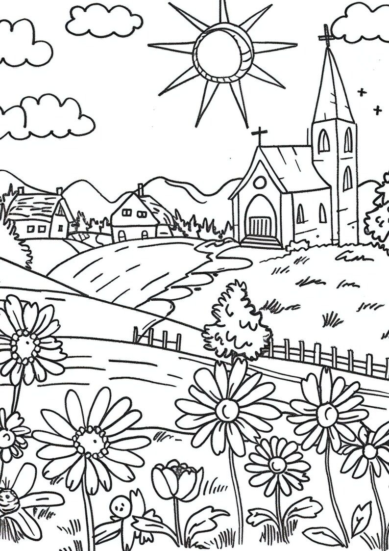 16 Weather Themed Coloring Page Bundle for Kids & Adults, Educational ...