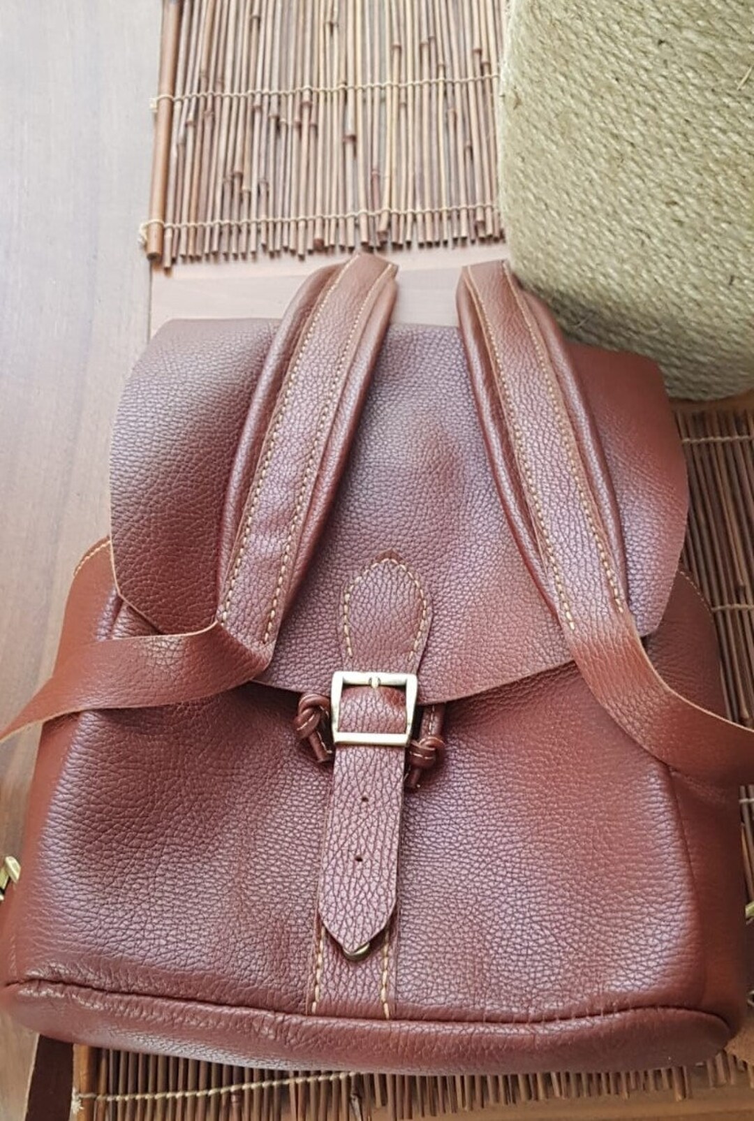 Leather Sling Bag ,travel, Daily, at Work Sling Bag , Backpack Sling ...