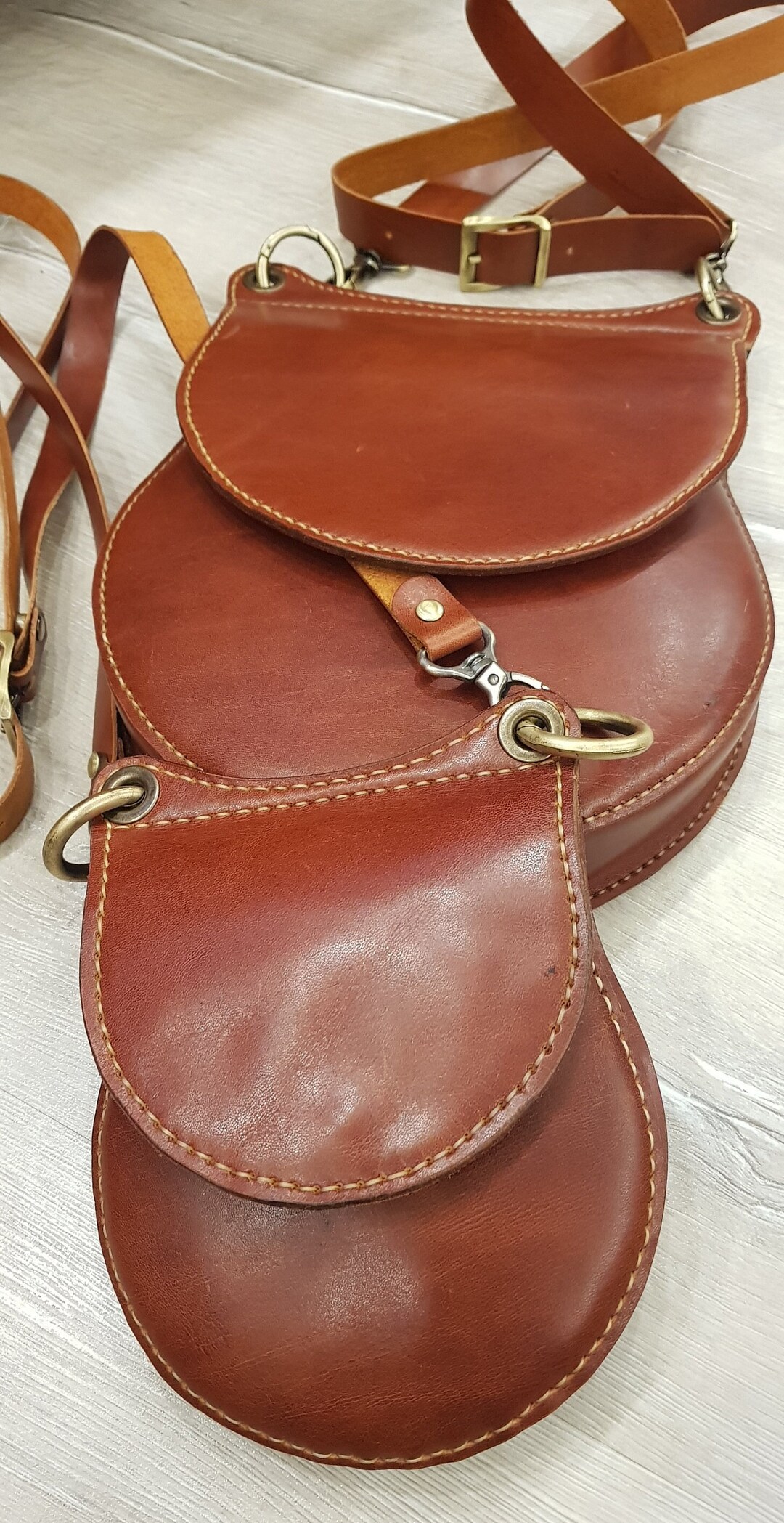 Leather Crossbody Bag Women ,postman Style Leather Satchel , Crossbody ...