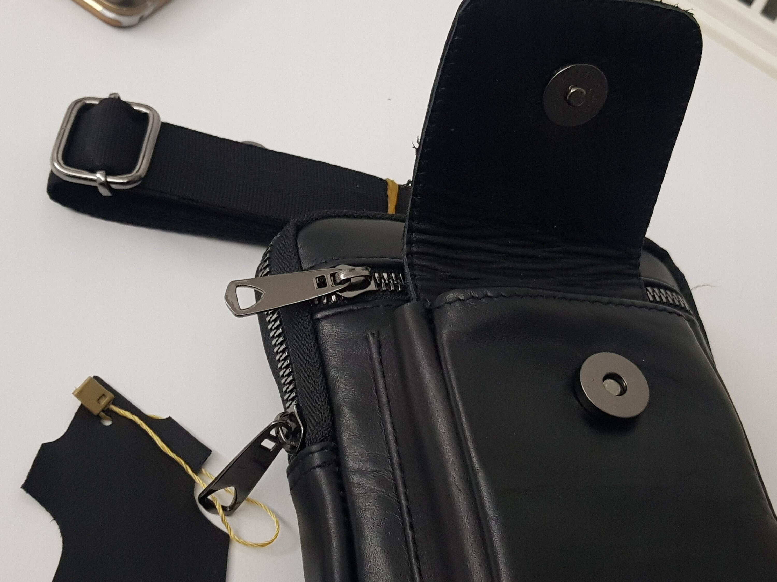 Travel Sling Bag Crossbody Mini Siling Bag Shoulder Strap Bag Genuine ...