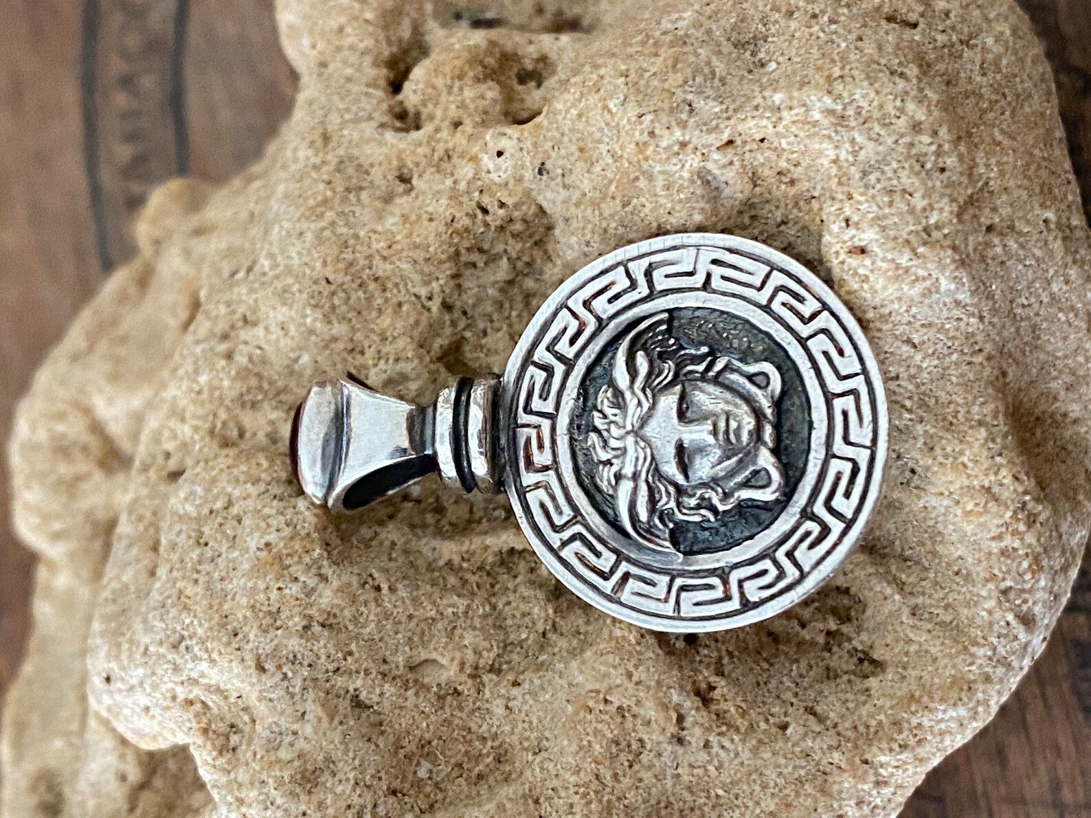 Sterling Silver Greek Mythology Medusa Head Pendat,gorgon Medusa Pendat ...