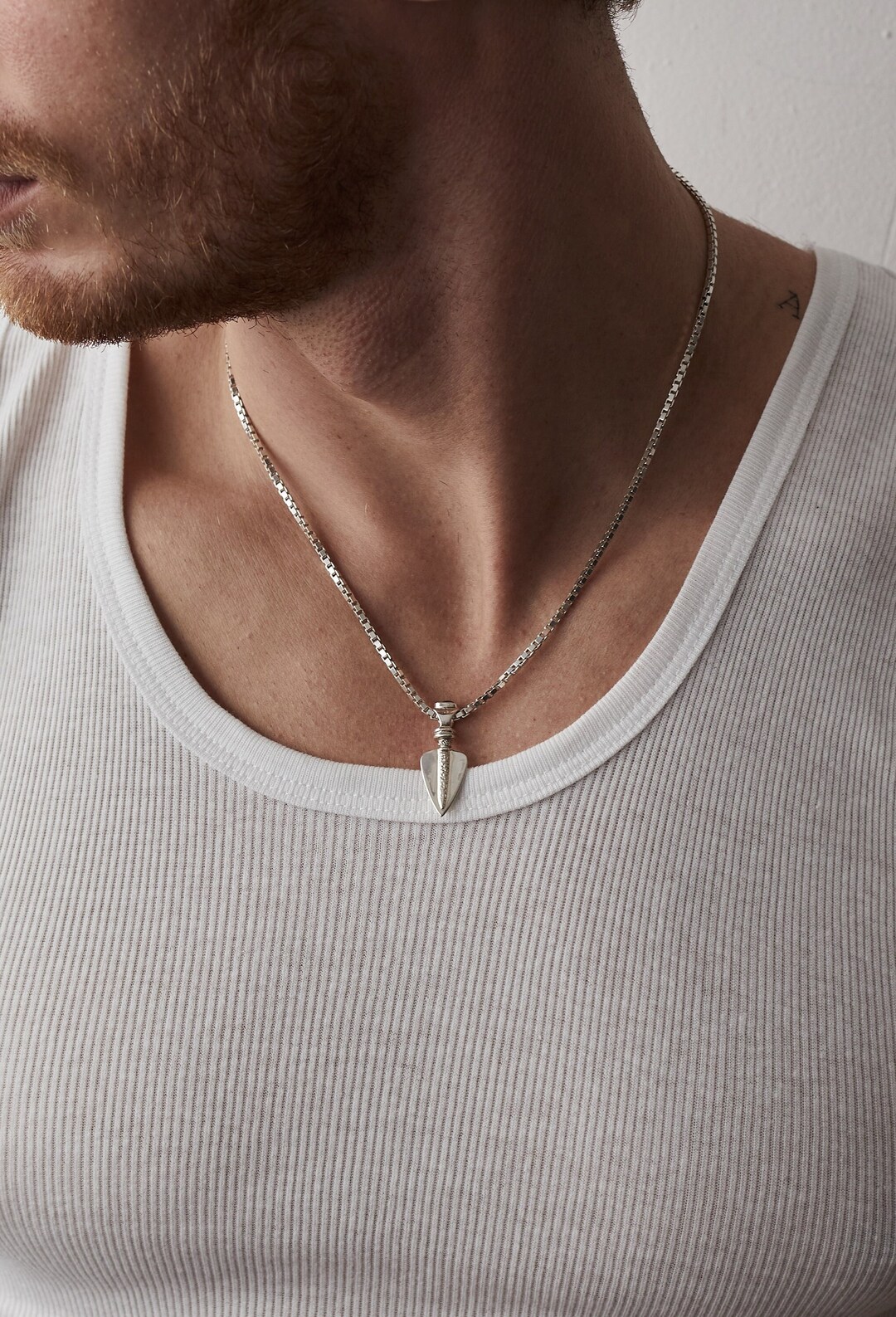 Spear Pedant Necklace Chain 2mm - Etsy