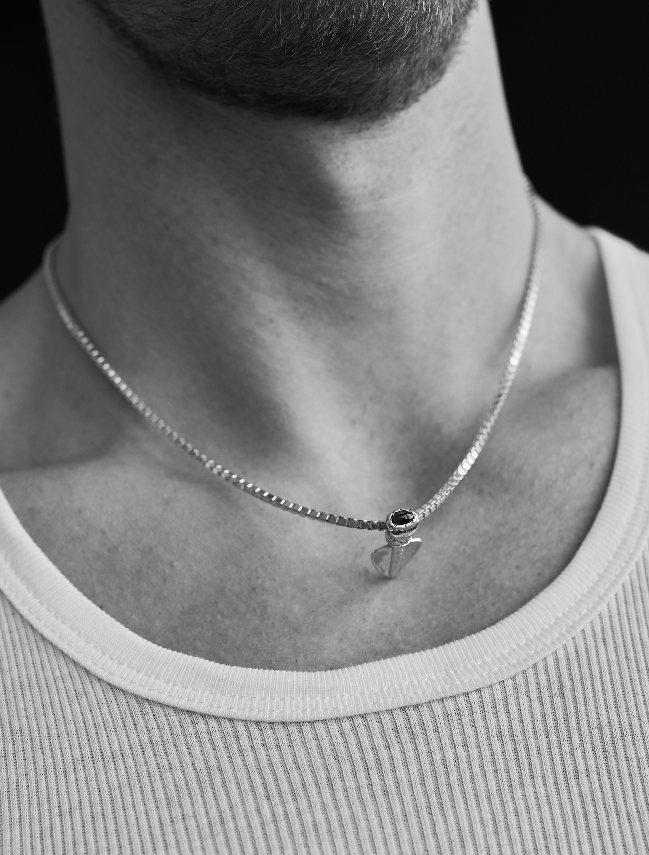 Spear Pedant Necklace Chain 2mm - Etsy