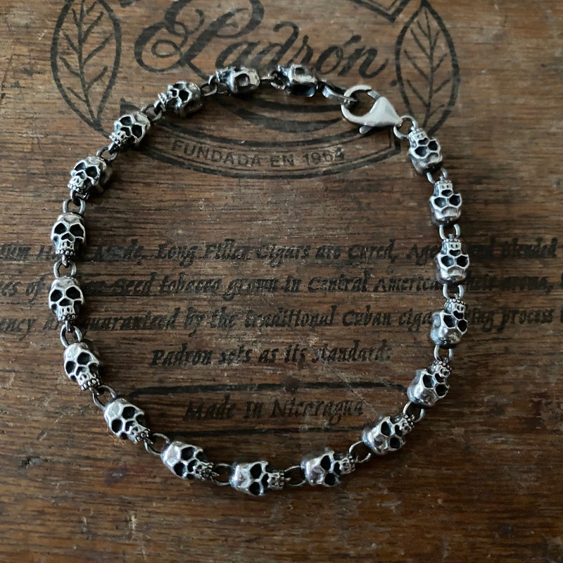 Skull Bracelet - Etsy