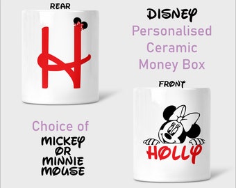 Mickey Mouse Money Box - Etsy UK