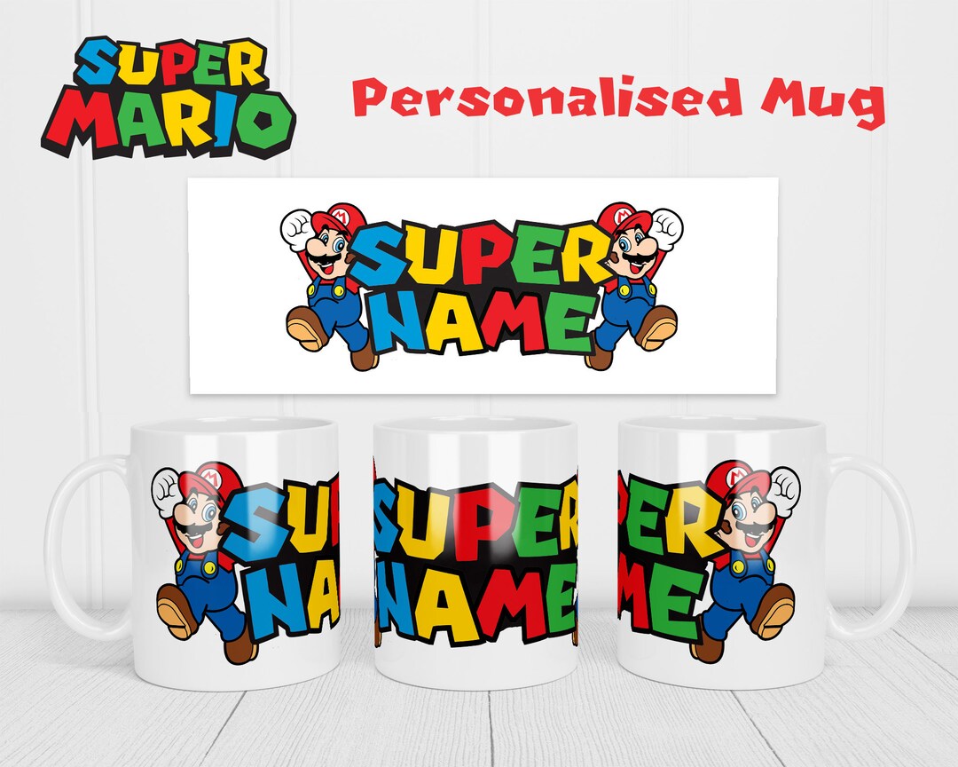 Personalised Super Mario Super Mario Gift Gift for Him - Etsy