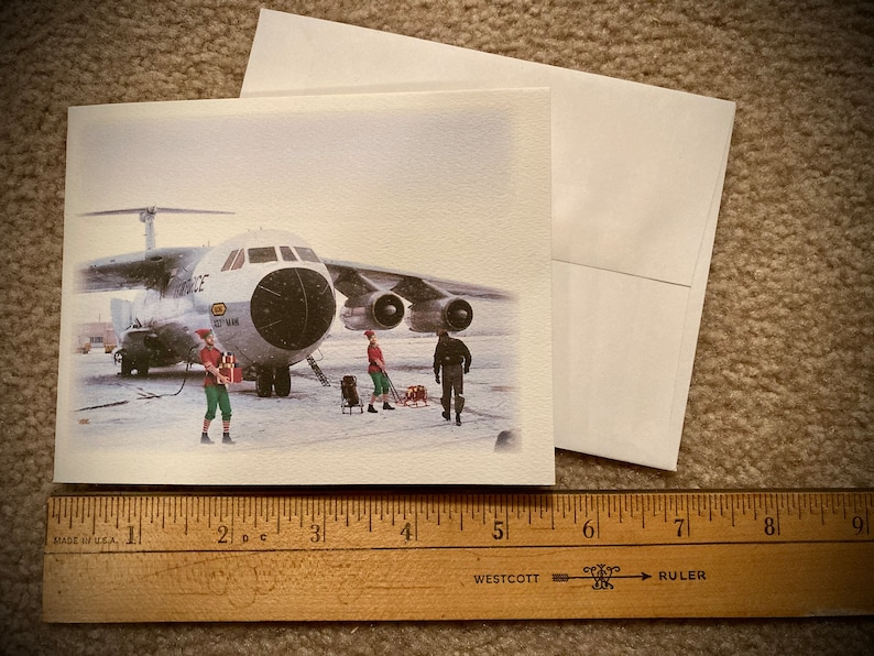 Christmas Cards (six-pack) Featuring Lockheed C-141A Transport Aircraft ...