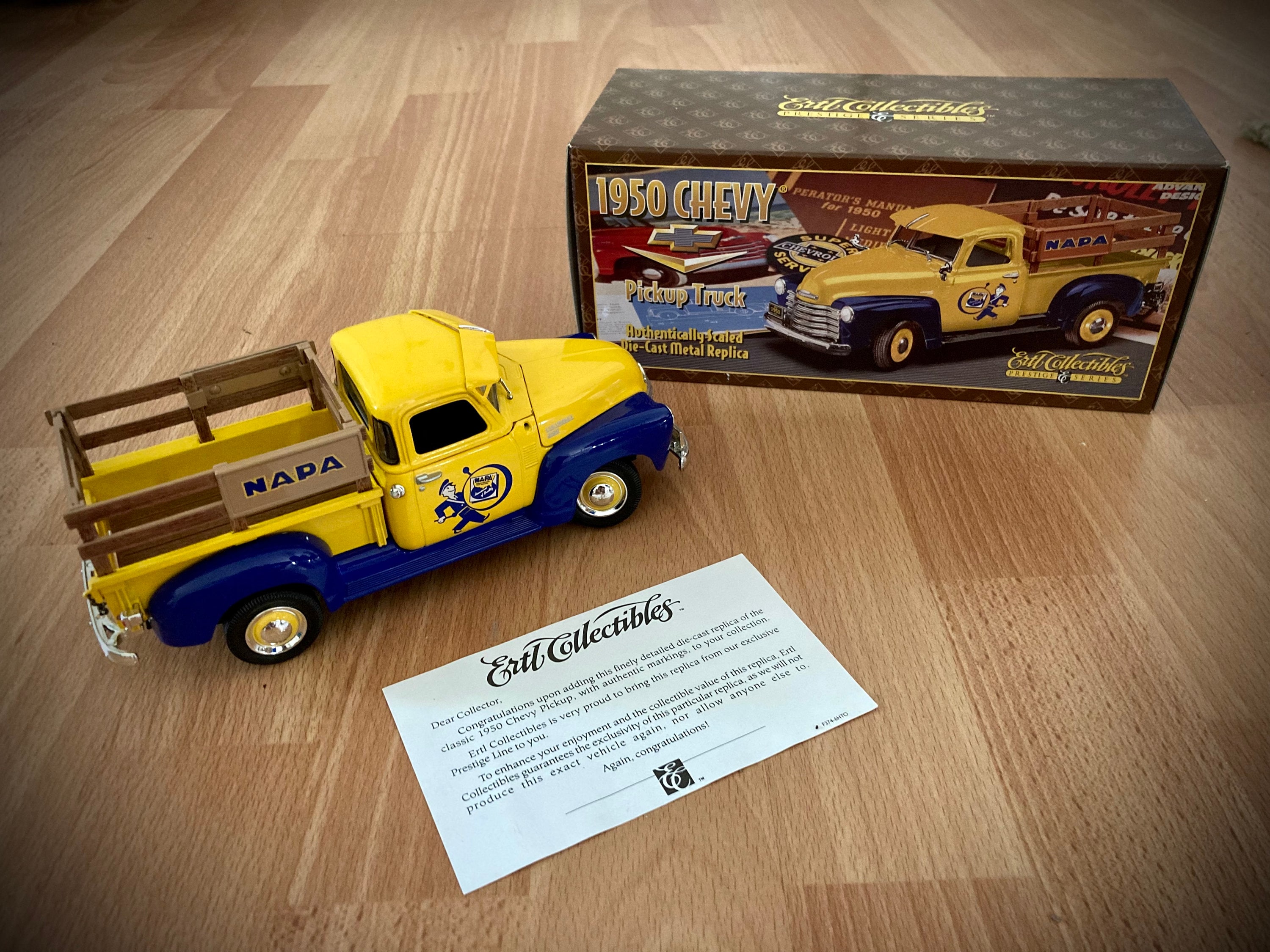 1/25th ERTL 1950 Chevy Pickup Truck in NAPA Auto Parts Colors - Etsy