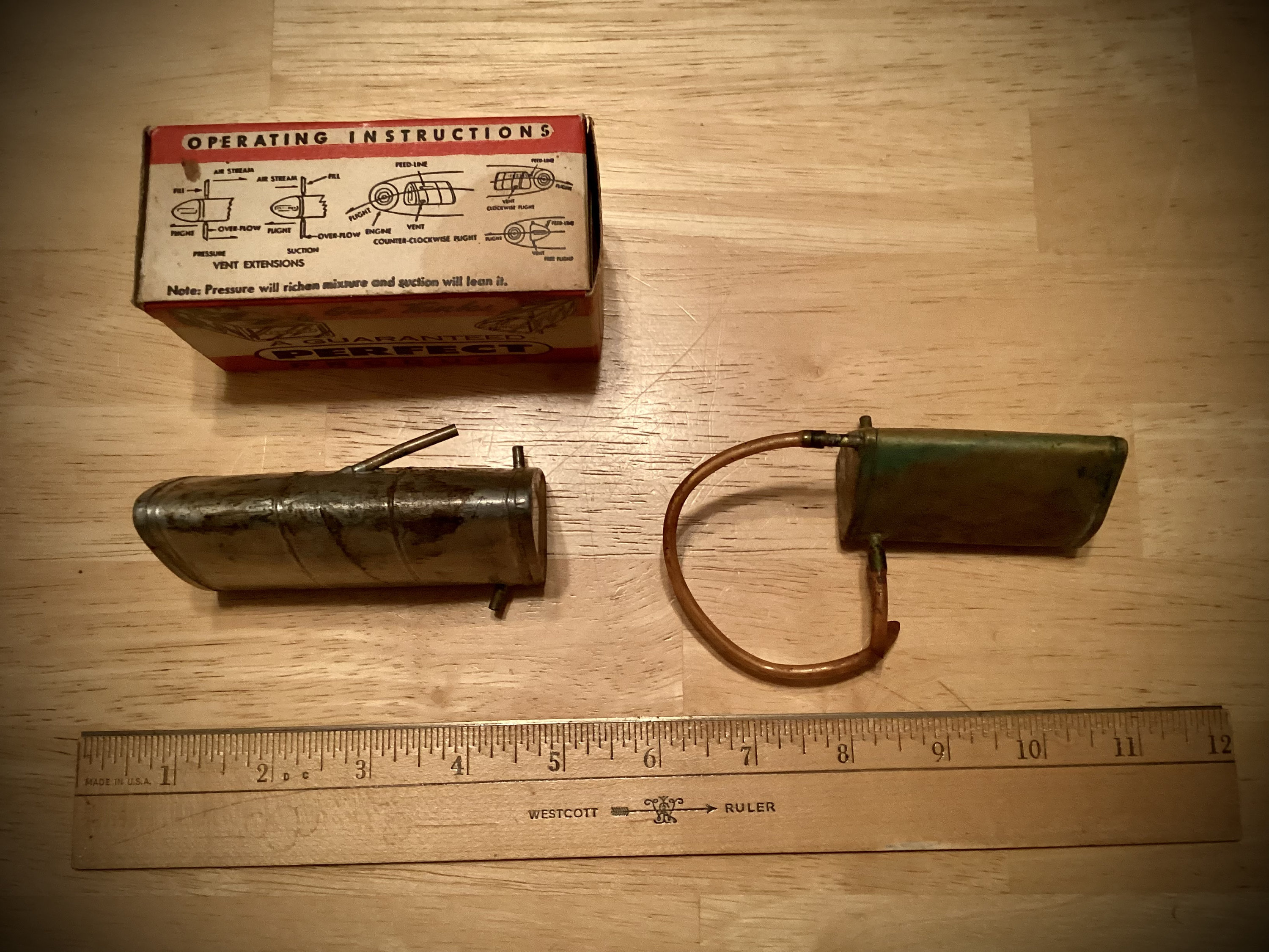 Vintage Metal Model Airplane Fuel Tanks 2 - Etsy