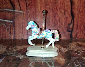 Miniature Carousel Horse | Etsy