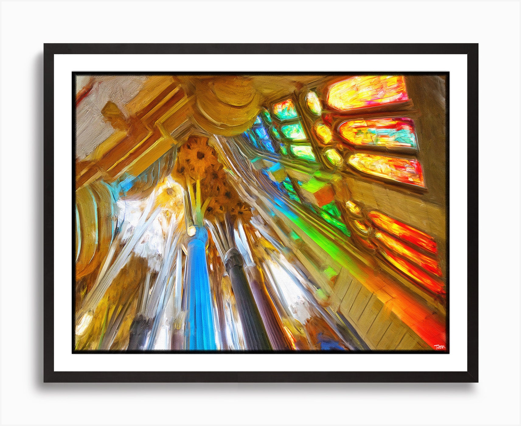 La Sagrada Familia, Interior, Antoni Gaudi, Spain, Barcelona ...