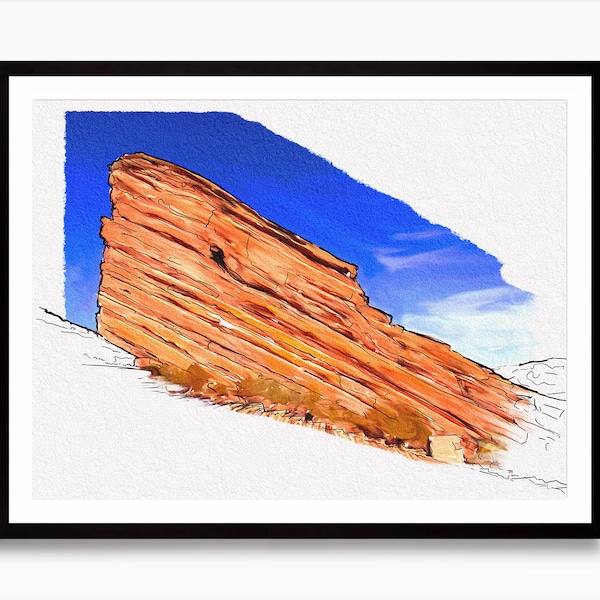 Red Rocks Amphitheater - Etsy