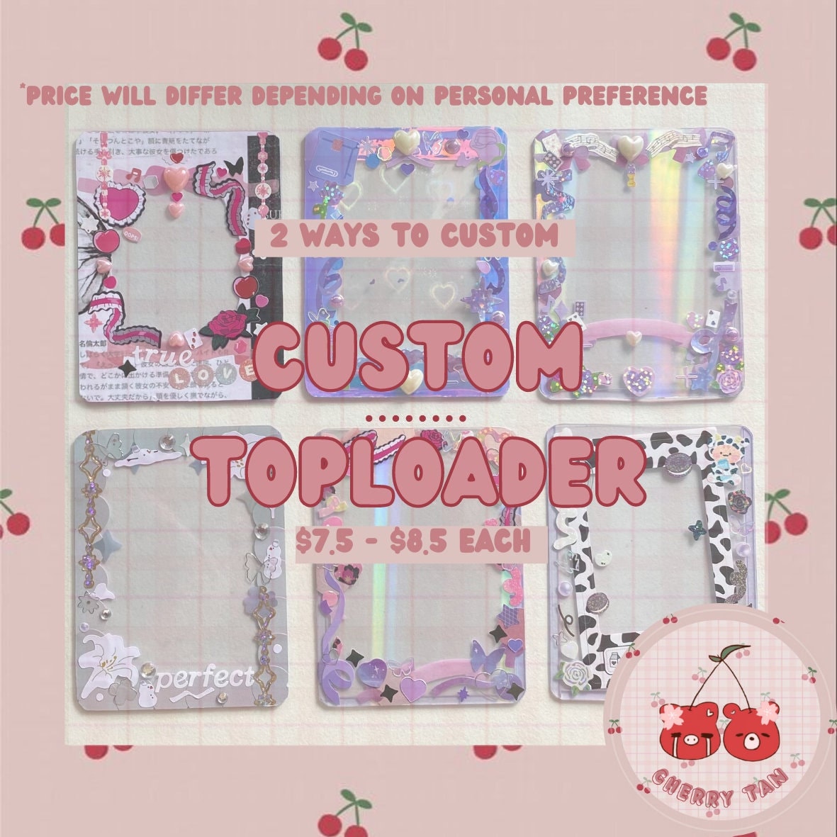 CUSTOM DECO TOPLOADER Kpop Deco Kpop Merch Deco Custom | Etsy